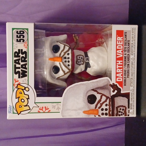 Funko | Toys | New Funko Pop 556 Disney Star Wars Darth Vader Snowman ...